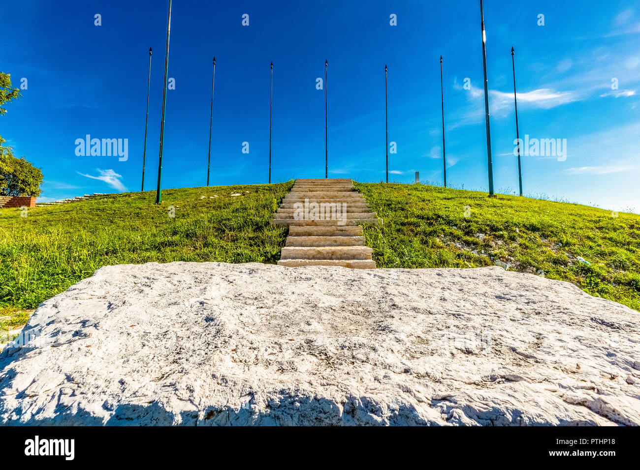Italy Veneto Monte Grappa Monte Tomba First World War Stock Photo - Alamy