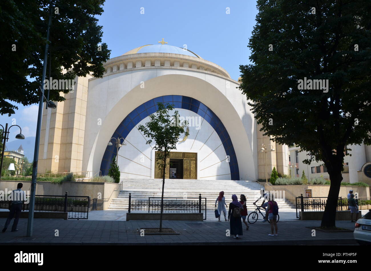 Resurrection Cathedral albanian orthodox church in central tirana ...