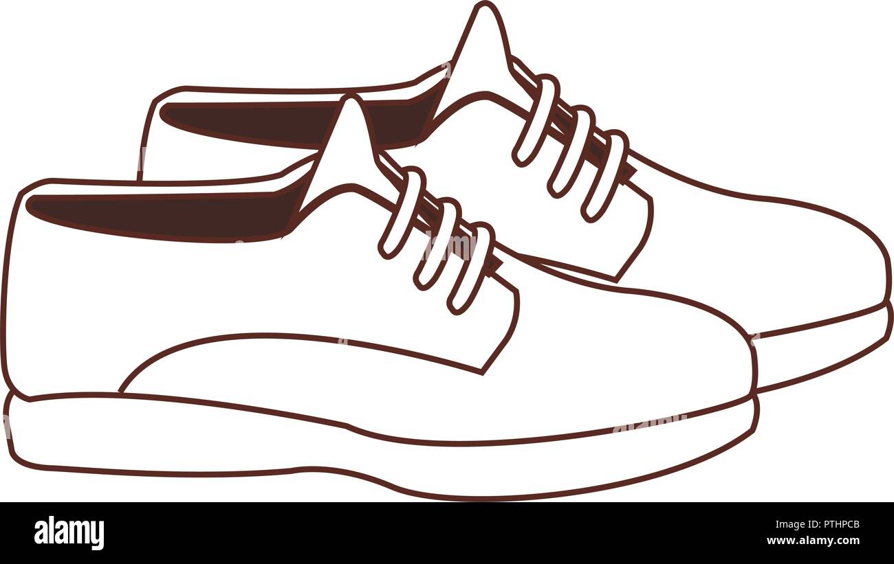 Male leather shoes Stock Vector Image & Art - Alamy