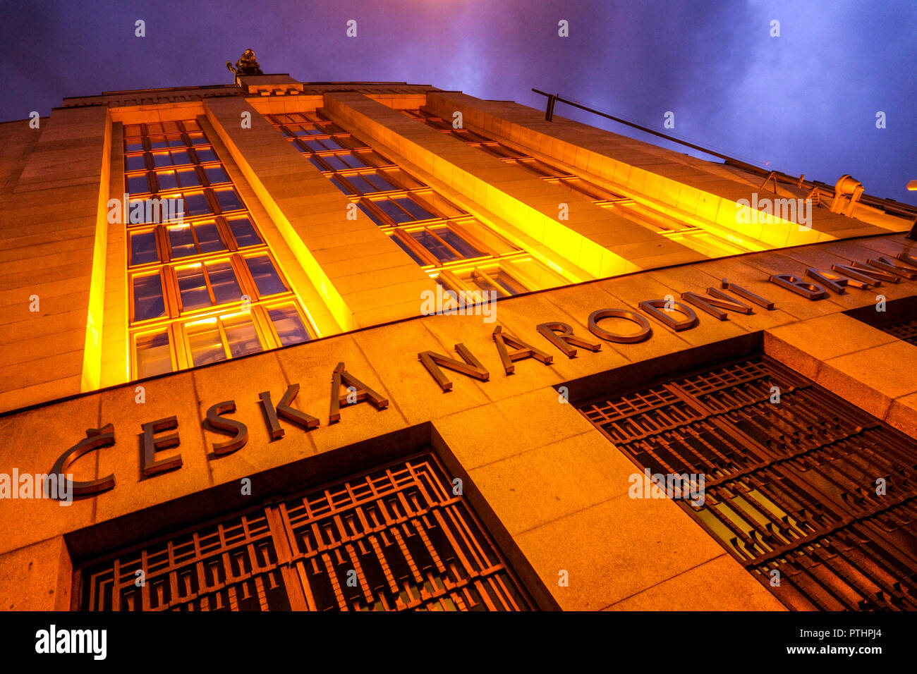 Czech national bank cnb ceska narodni banka hi-res stock photography ...