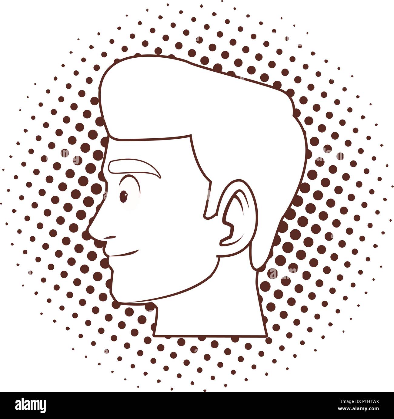 Old Man Face Profile Stock Vector Image And Art Alamy