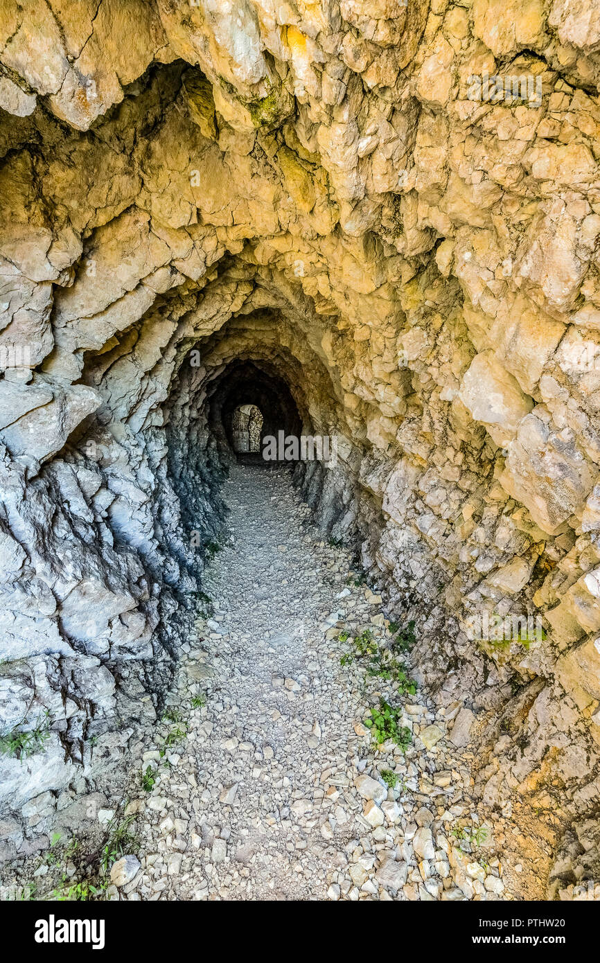Italy Veneto Monte Grappa - Monte Palon gallery of First World War ...