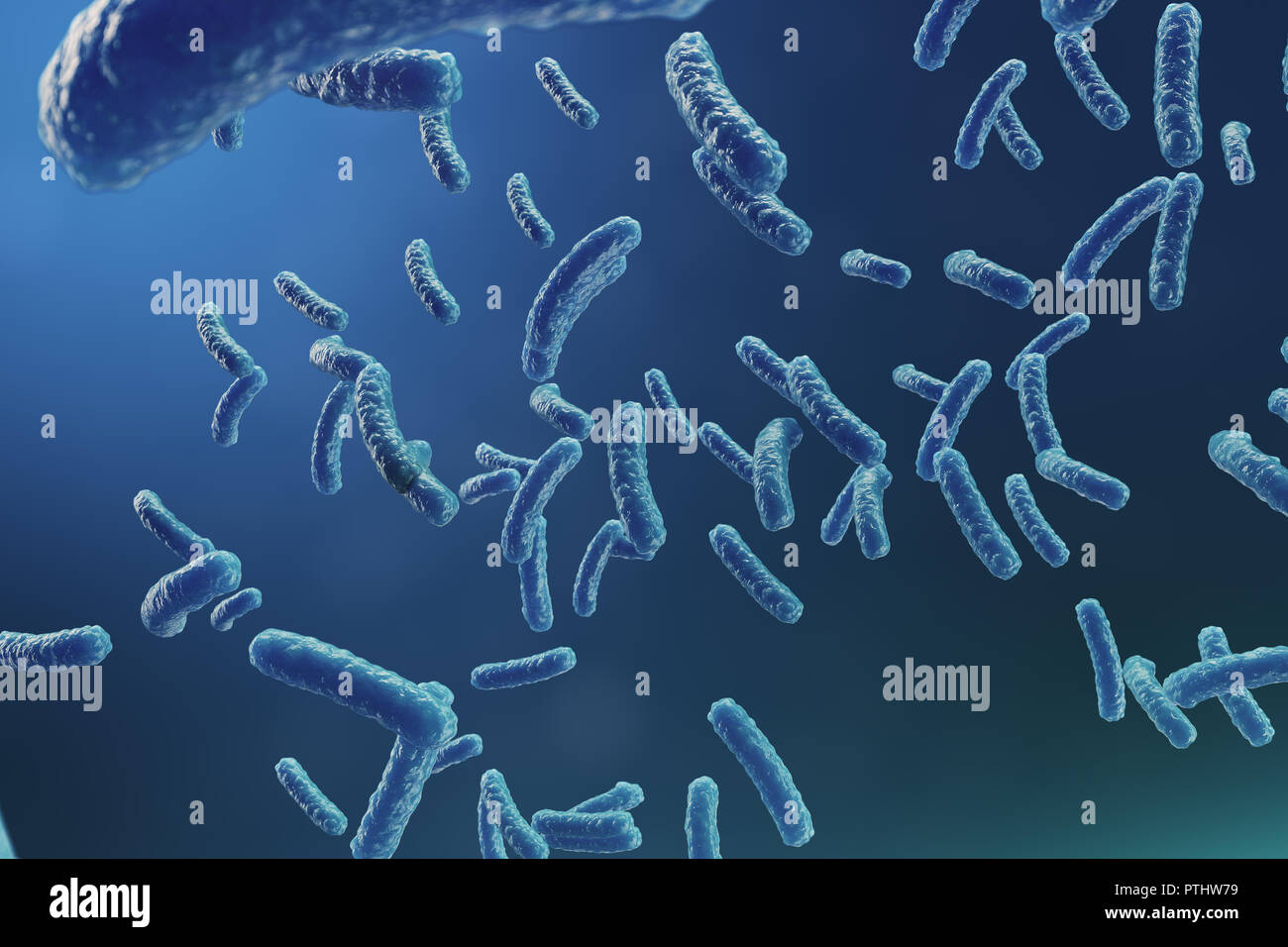 3D illustration virus backgorund. Virus influenza, hepatitis, AIDS, E ...
