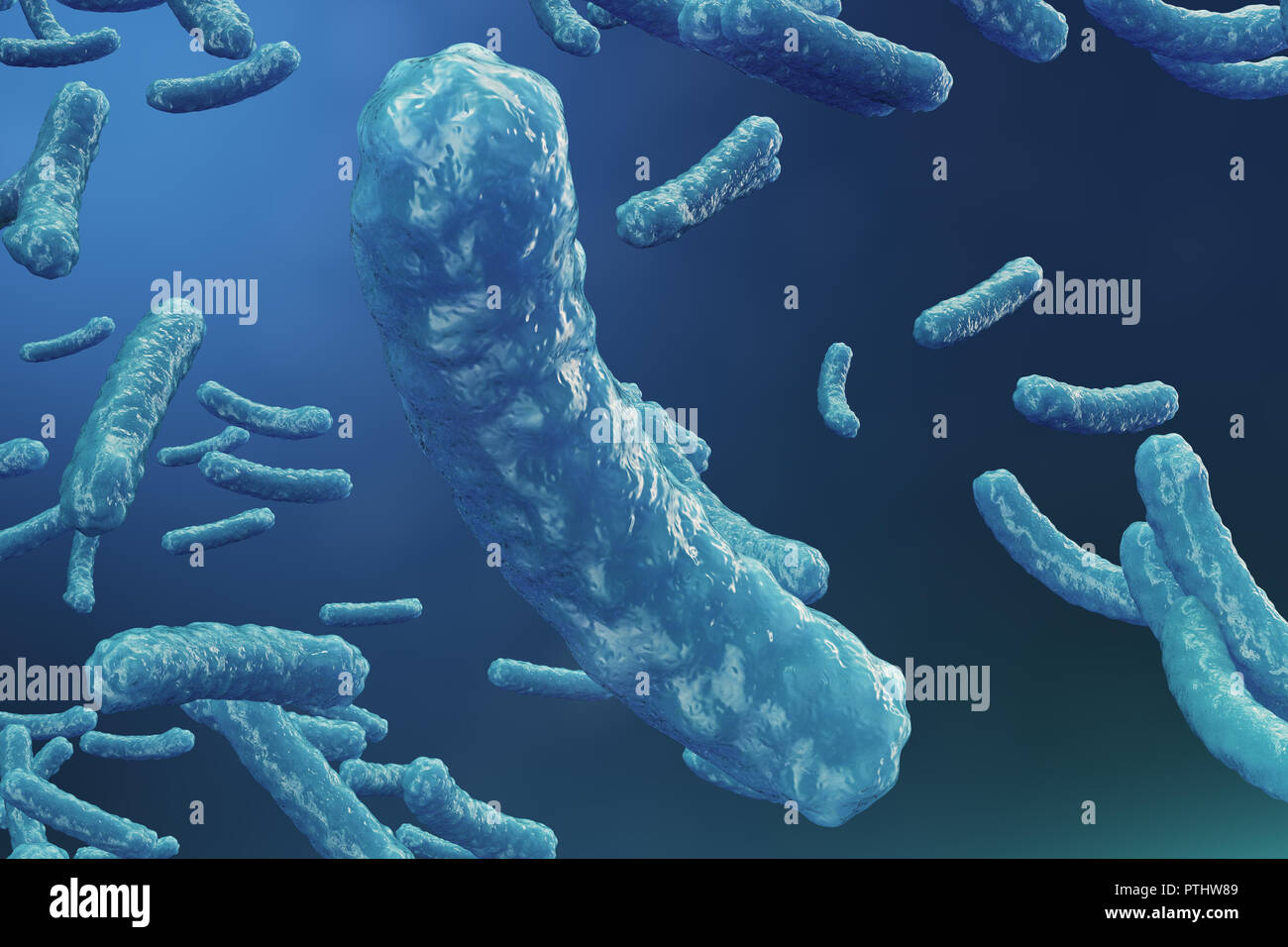 3D illustration virus backgorund. Virus influenza, hepatitis, AIDS, E ...