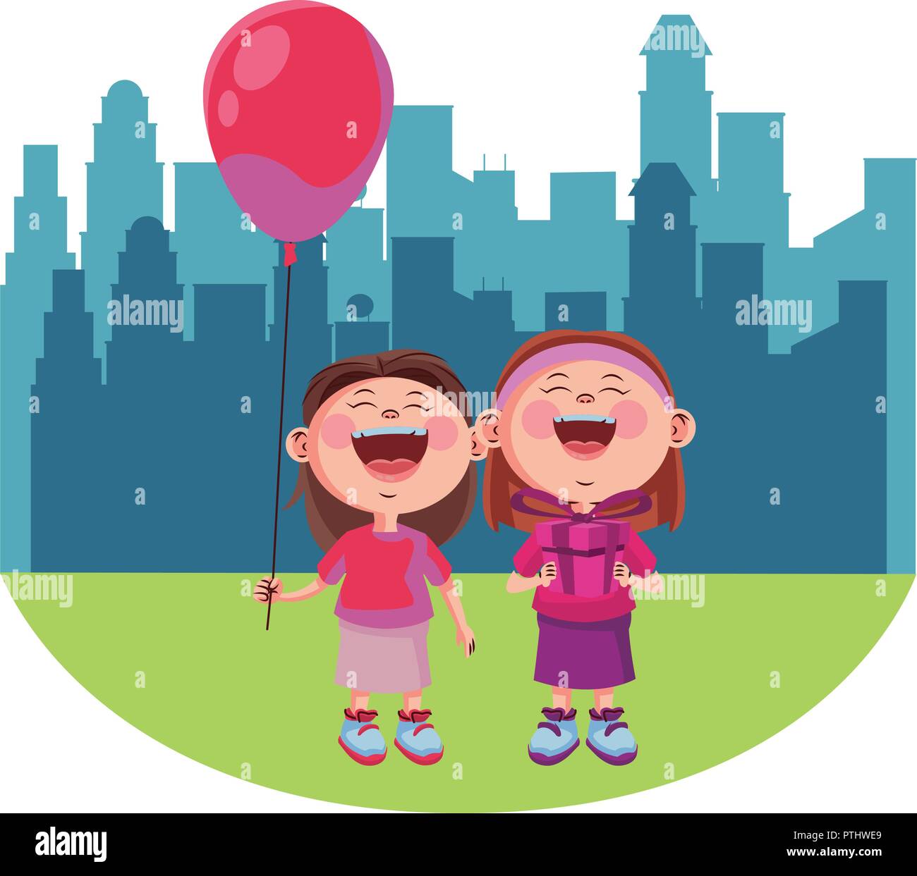 Cute kids cartoons Stock Vector Image & Art - Alamy