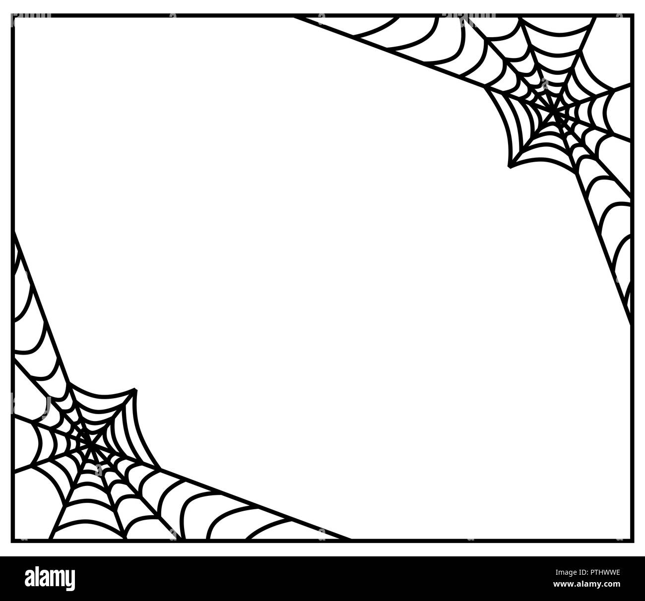 Spider Web Page Border