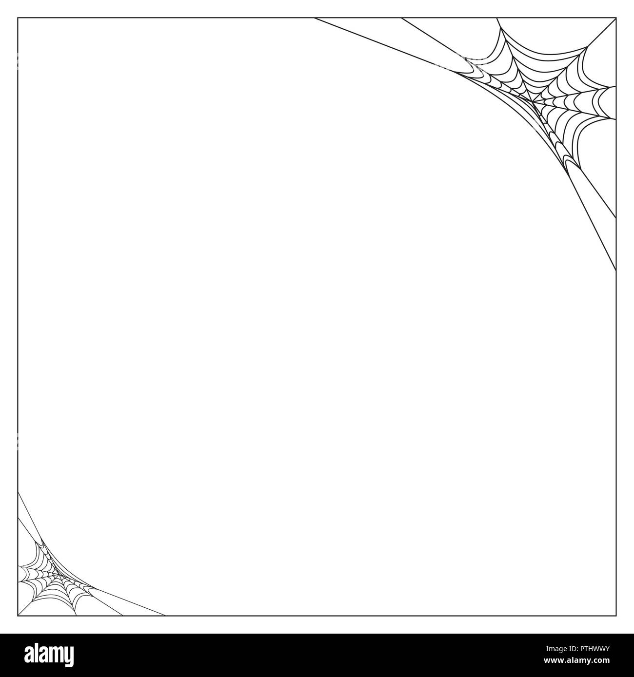 Spider Web Page Border