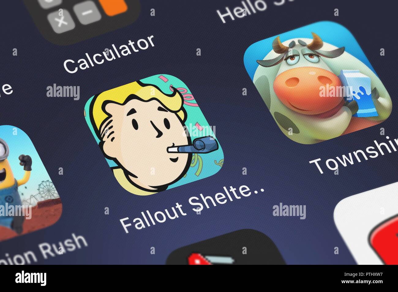 London, United Kingdom - October 09, 2018: Close-up of the Fallout ...