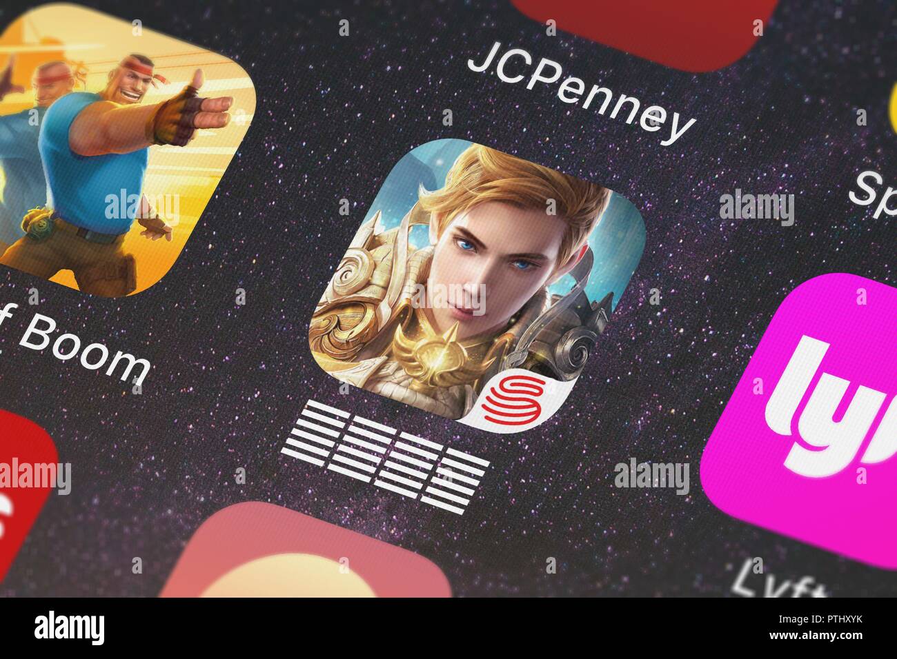 London, United Kingdom - October 09, 2018: Screenshot of NetEase Games ...