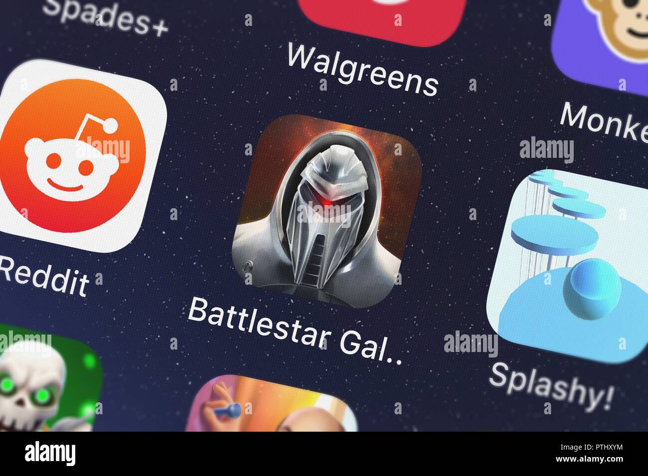 London, United Kingdom - October 09, 2018: Close-up shot of the ...