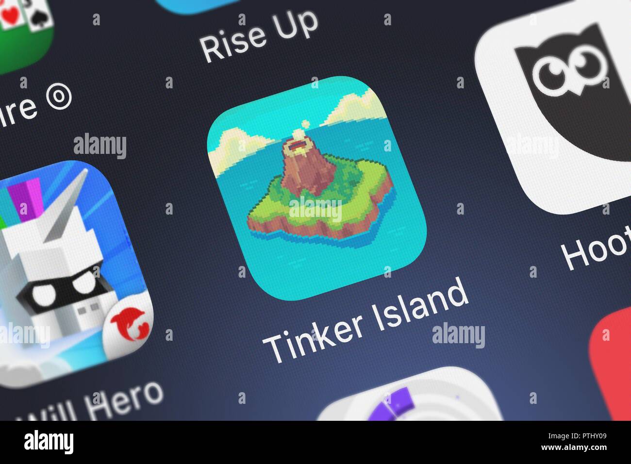 London, United Kingdom - October 09, 2018: The Tinker Island: Adventure ...