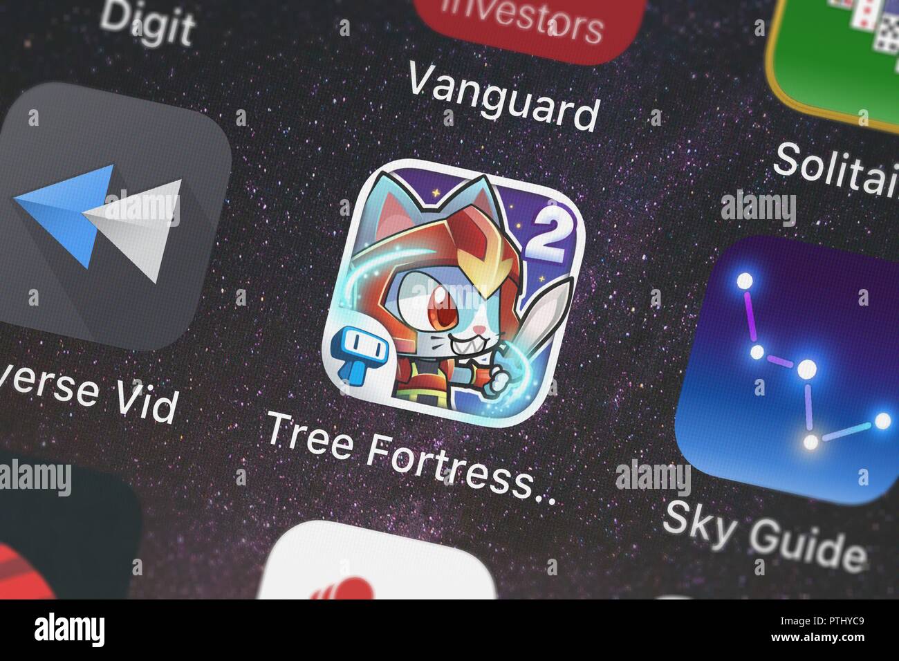 London, United Kingdom - October 09, 2018: The Tree Fortress 2 ...