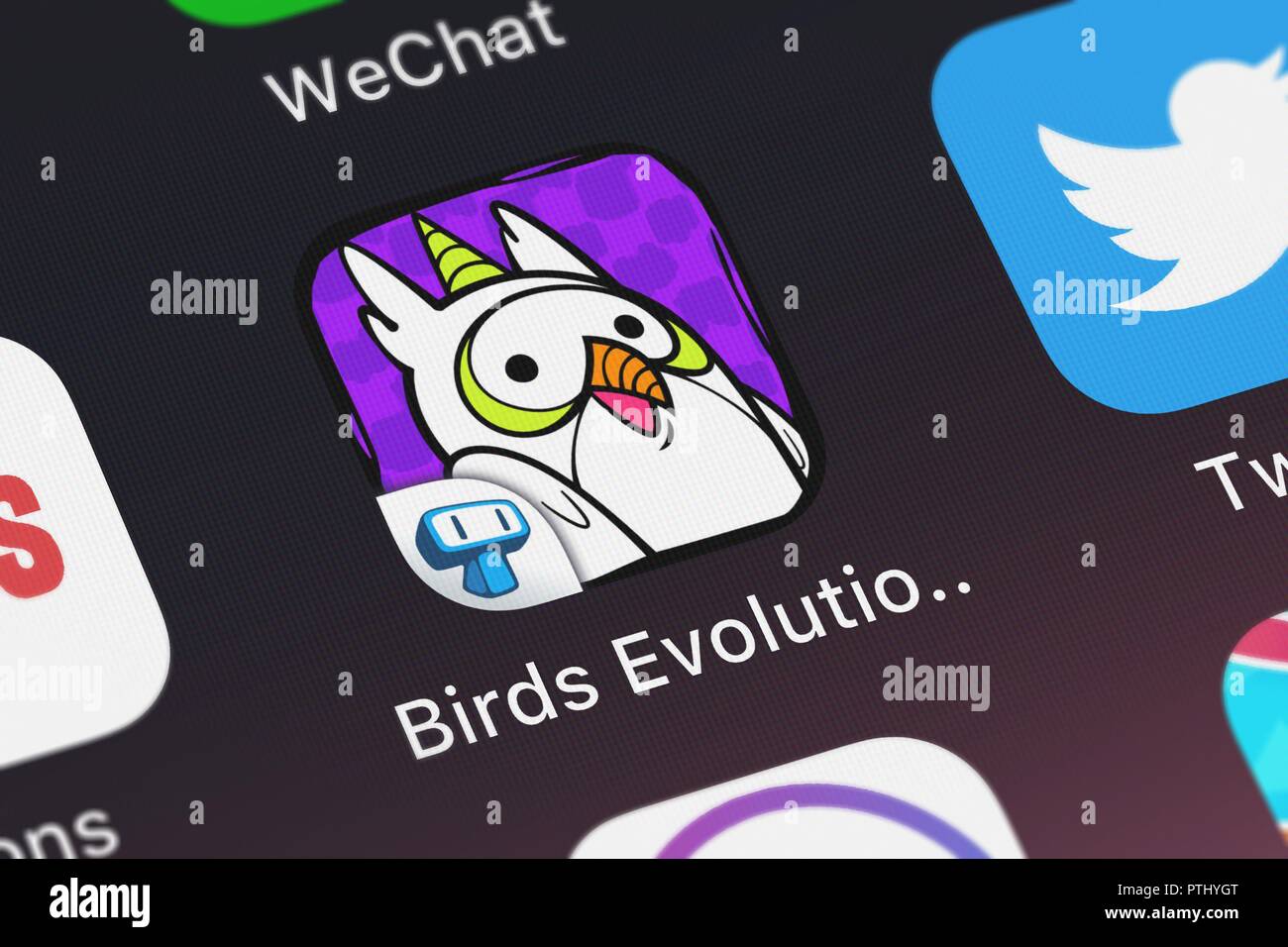 London, United Kingdom - October 09, 2018: Screenshot of Tapps ...