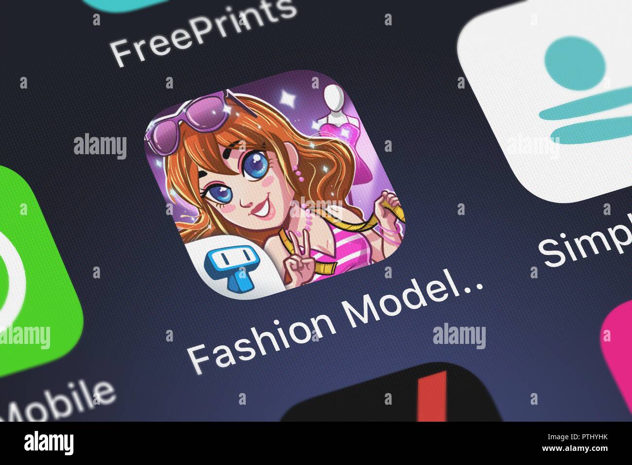 London, United Kingdom - October 09, 2018: Close-up shot of the Fashion ...