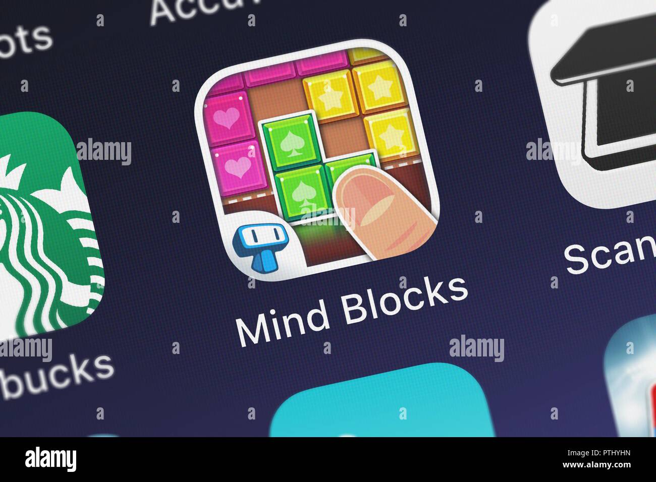 London, United Kingdom - October 09, 2018: Icon of the mobile app Mind ...