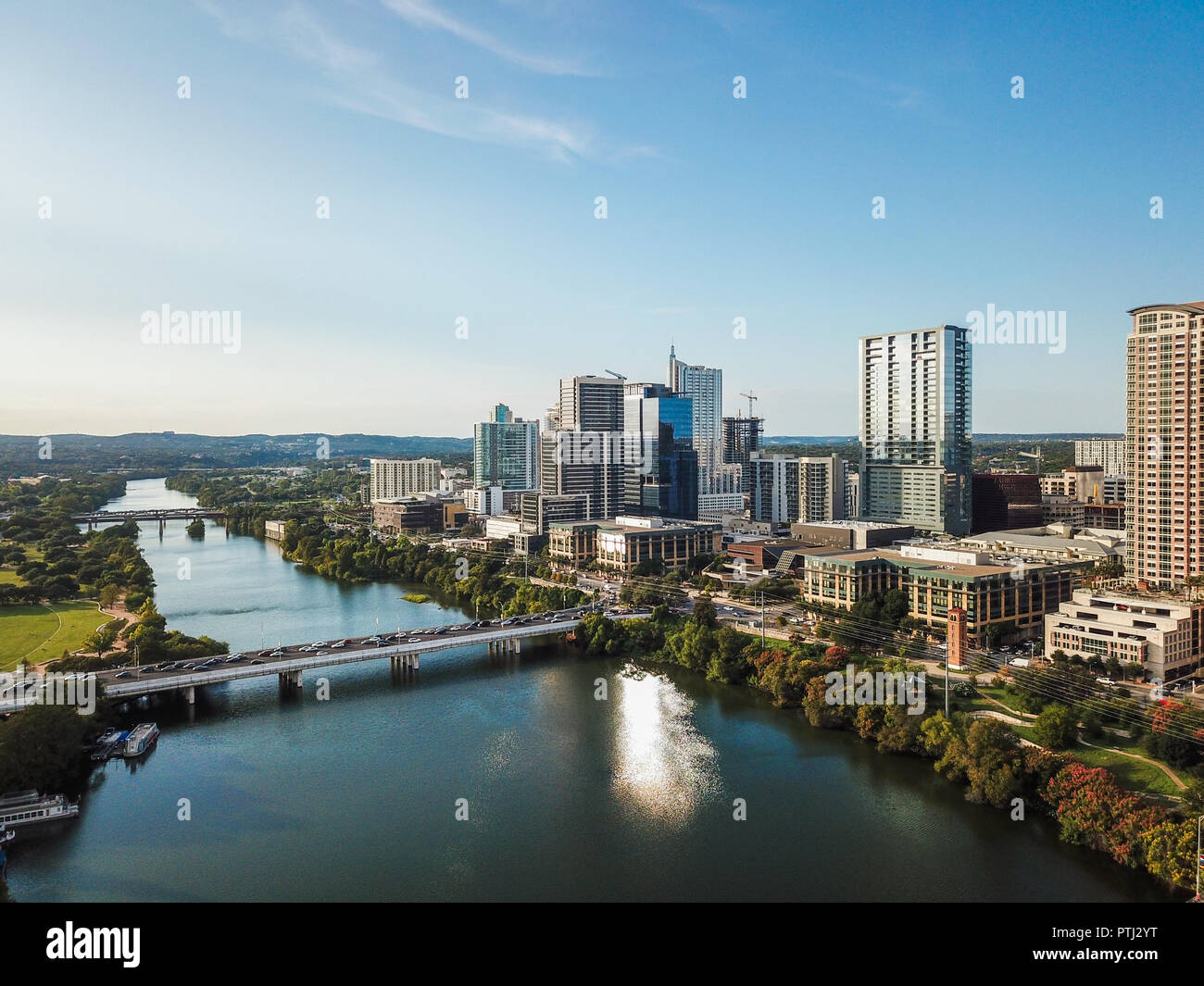 South congress bridge austin hi-res stock photography and images - Alamy