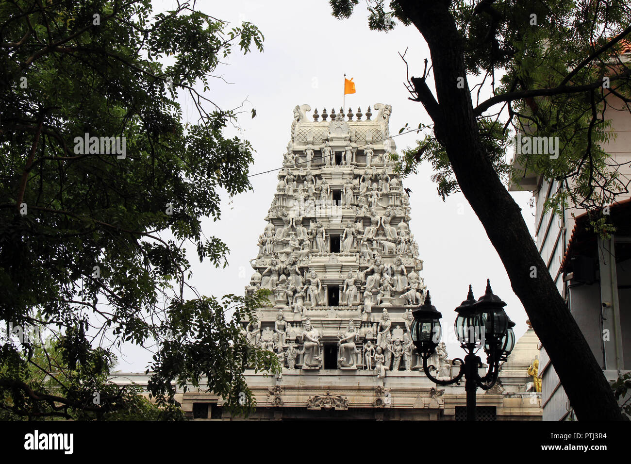 The situation around Hindu temple Sivan Kovil in Colombo. Taken in Sri ...