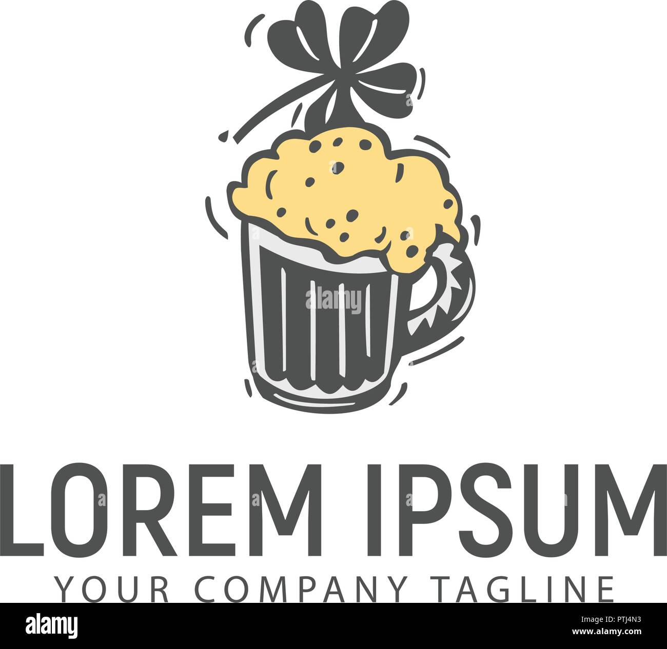 Hand drawn craft beer Stock Vector Images - Alamy