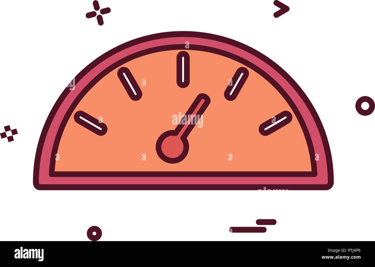 Meter icon design vector Stock Vector Image & Art - Alamy
