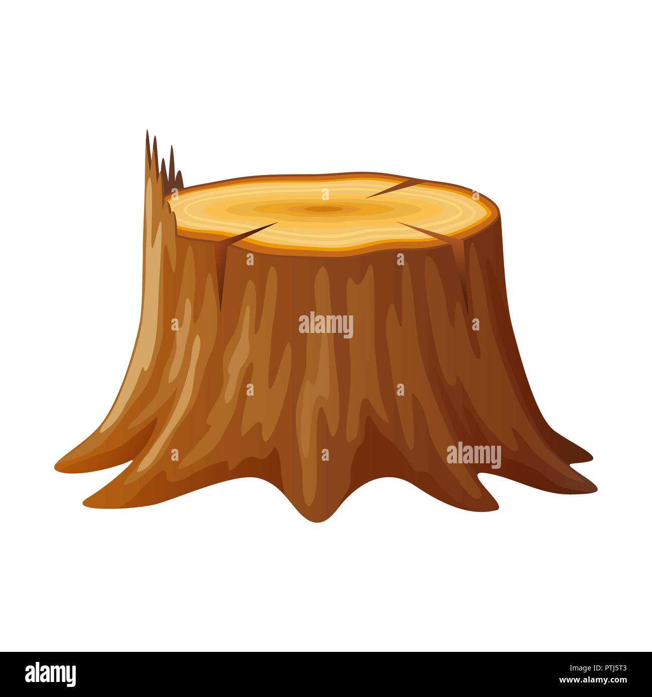 Tree Stump Vector