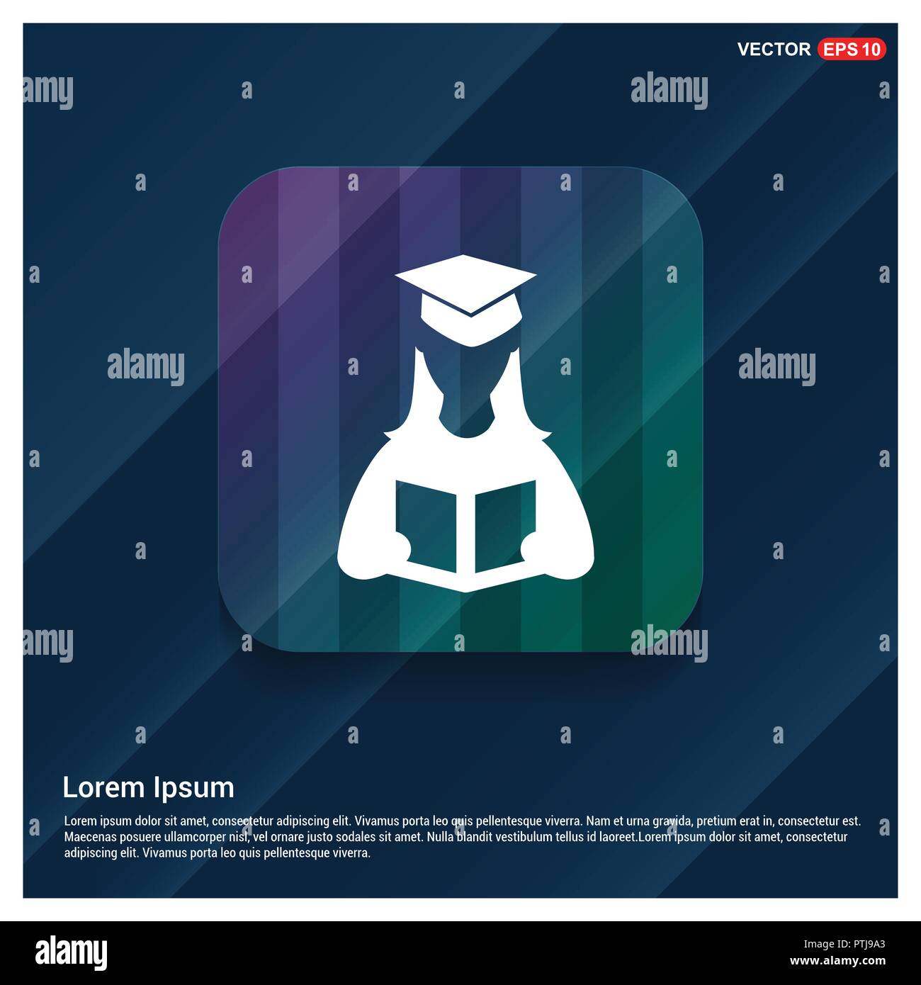 Female student icon Stock Vector Image & Art - Alamy