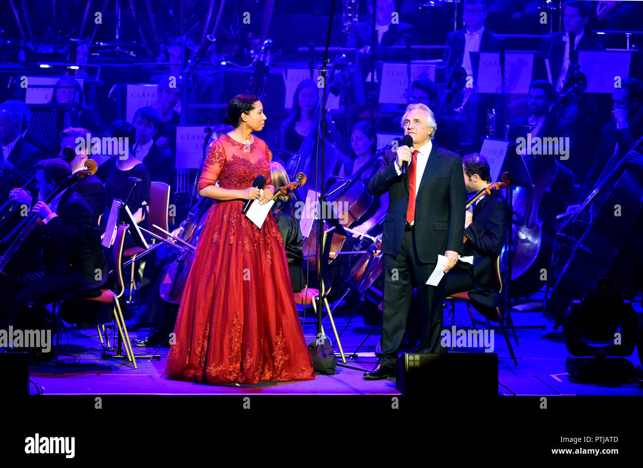 Classic FM Presenters Margherita Taylor and John Suchet on stage at ...