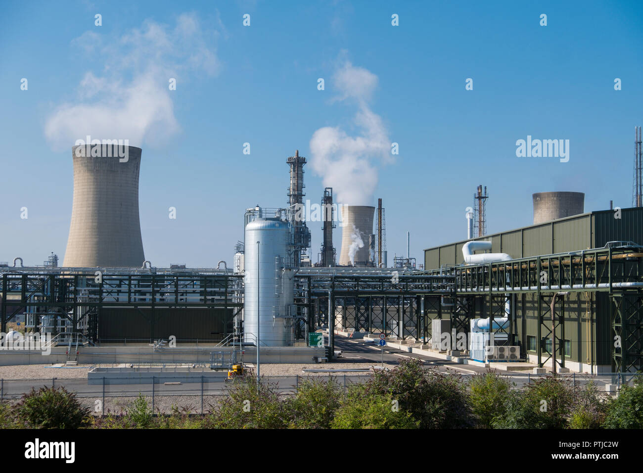 SNF UK plant at their Billingham production site on Teeside Stock Photo ...