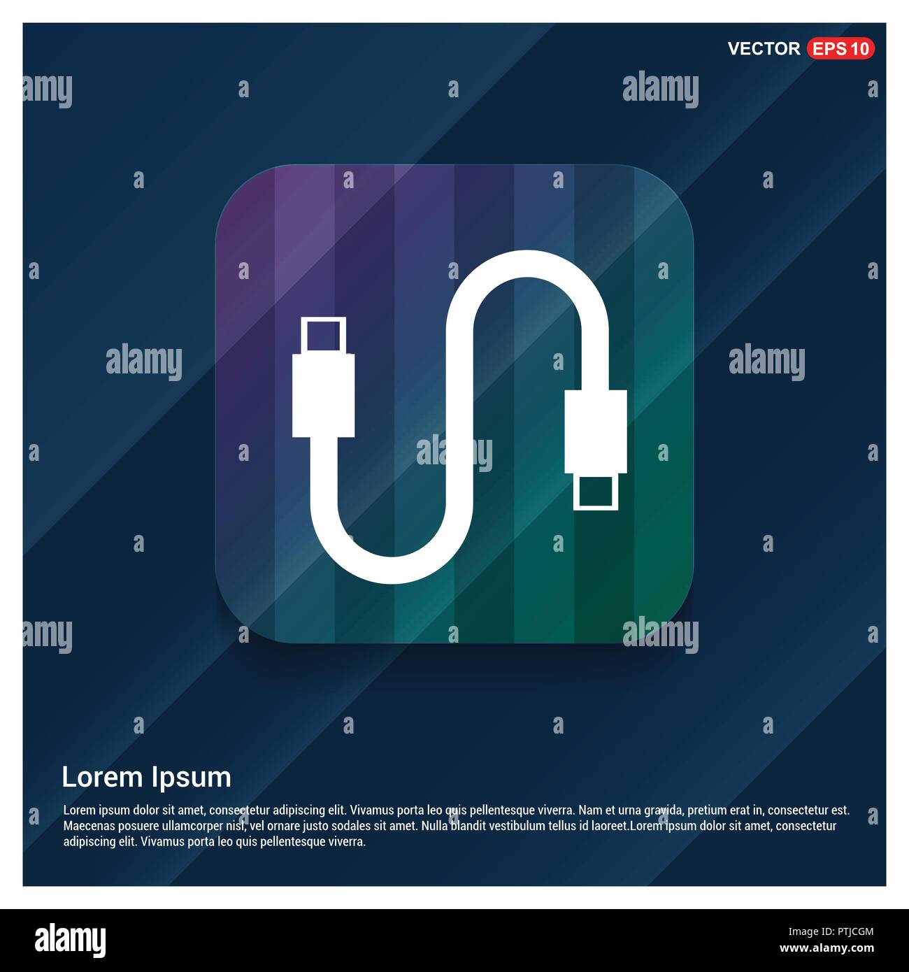 USB Cable Icon Stock Vector Image & Art - Alamy