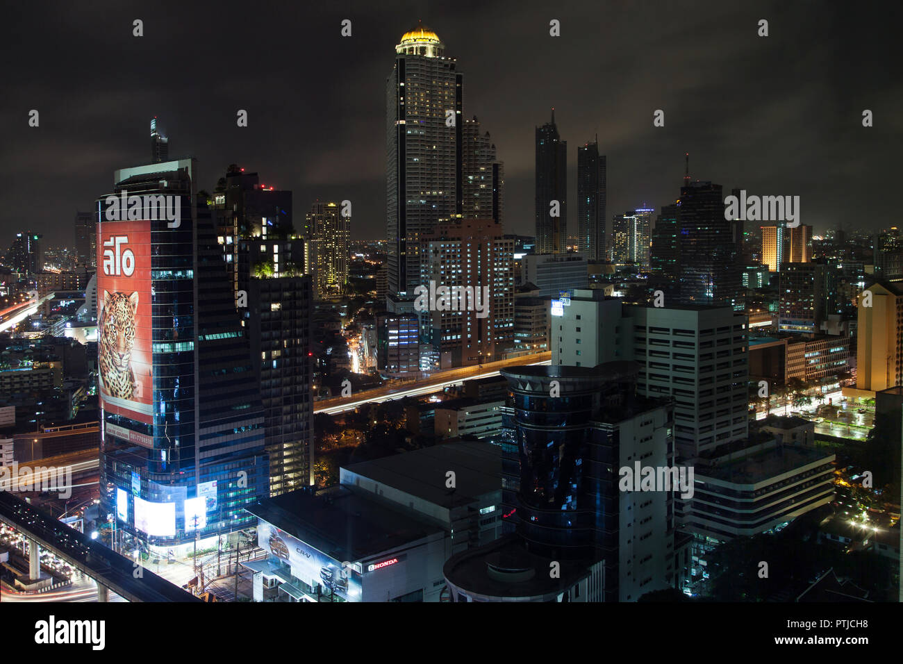 Bangkok Skyline At Night