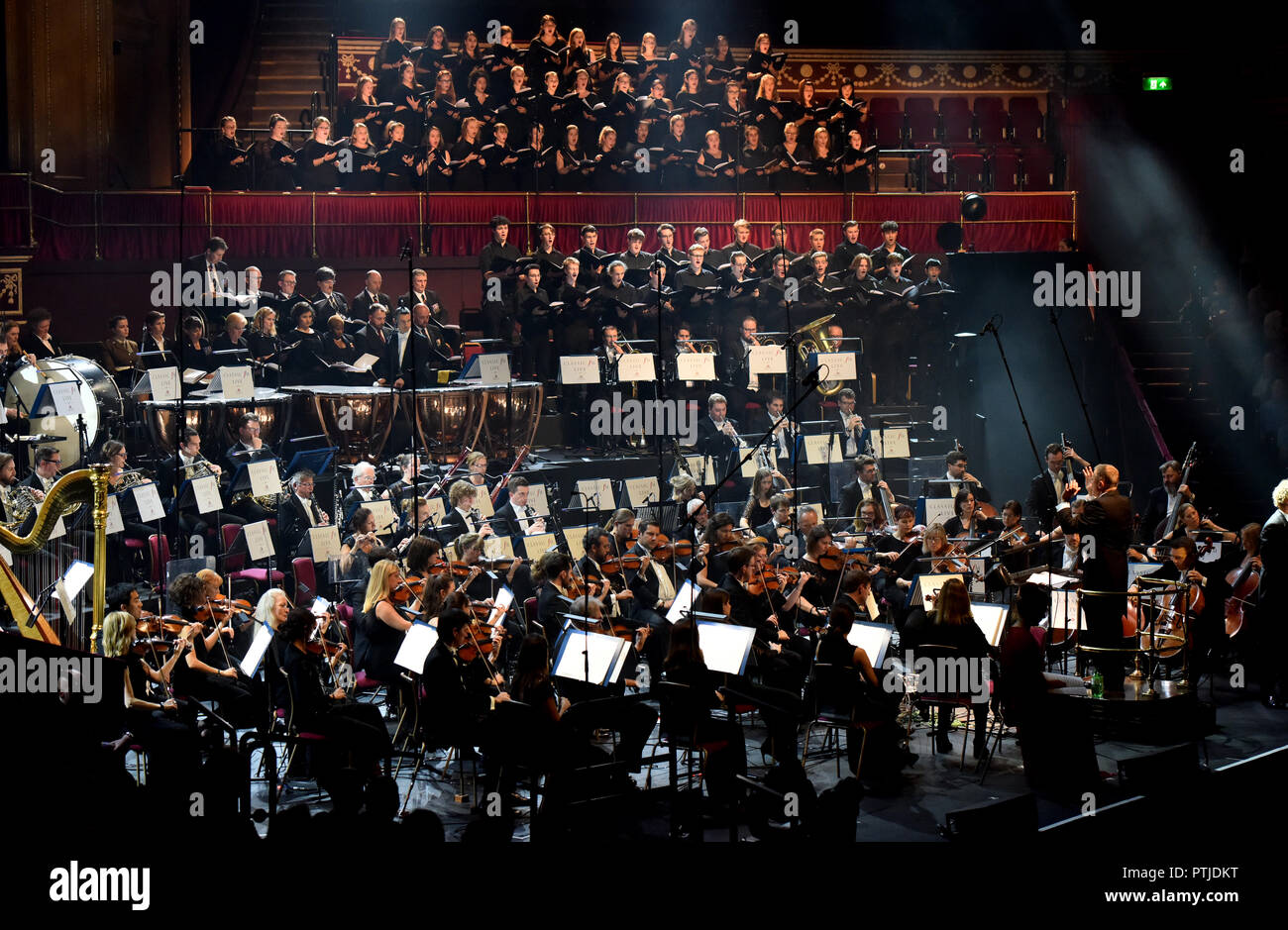 Composer Patrick Hawes conducts the Royal Philharmonic Orchestra on ...