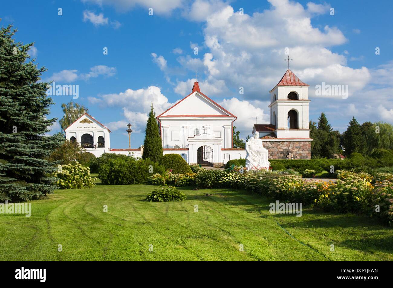 Mosar, Belarus - August 17, 2018: St. Anne's Church in Mosar, Belarus ...
