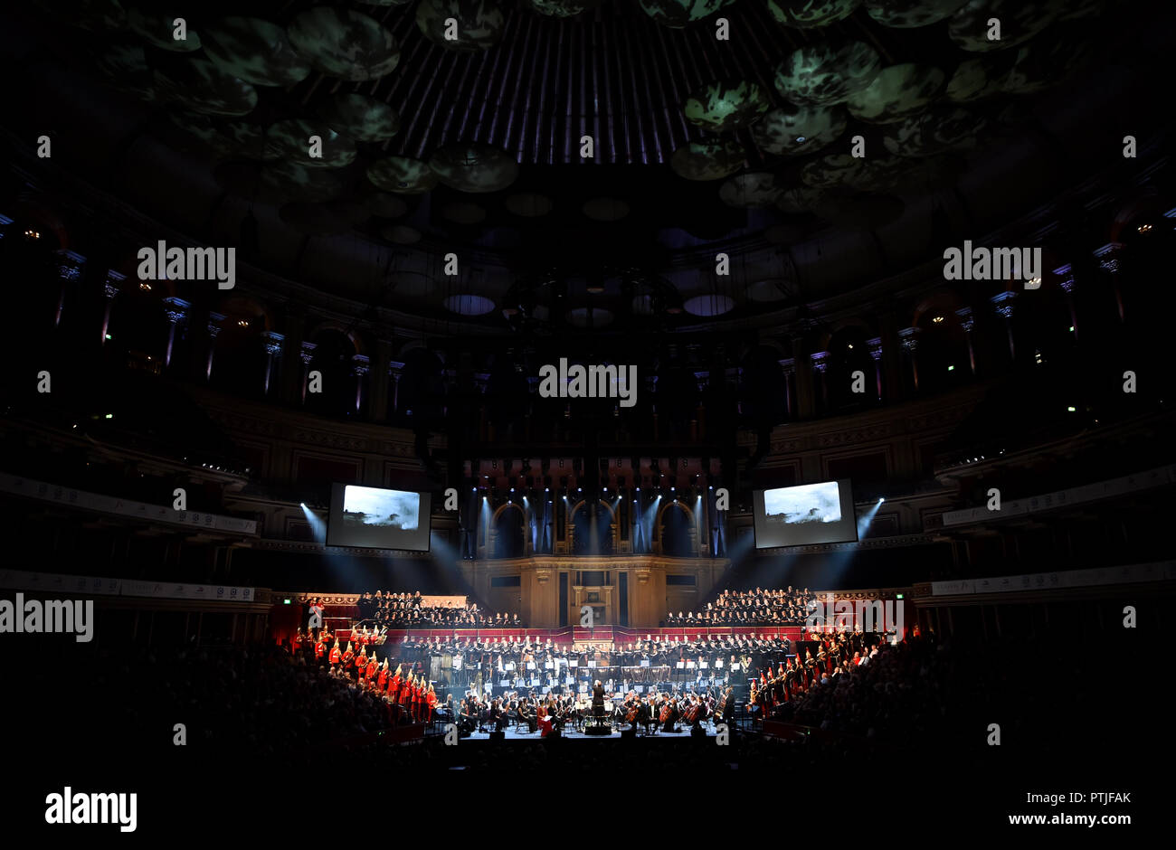 Composer Patrick Hawes conducts the Royal Philharmonic Orchestra on ...