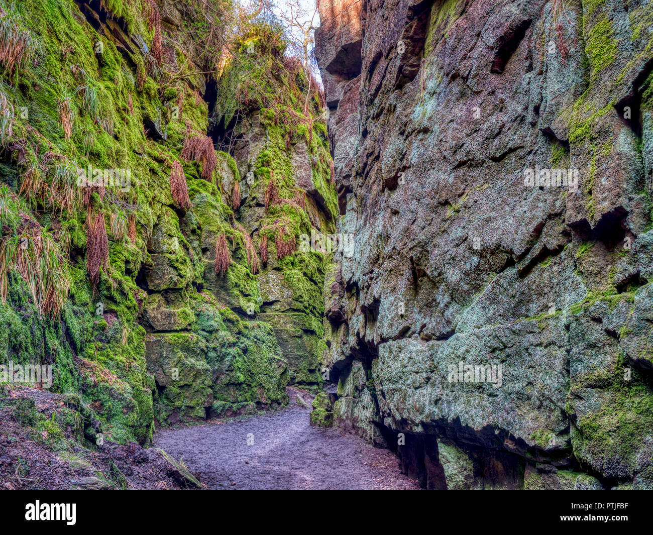Luds church peak district hi-res stock photography and images - Alamy