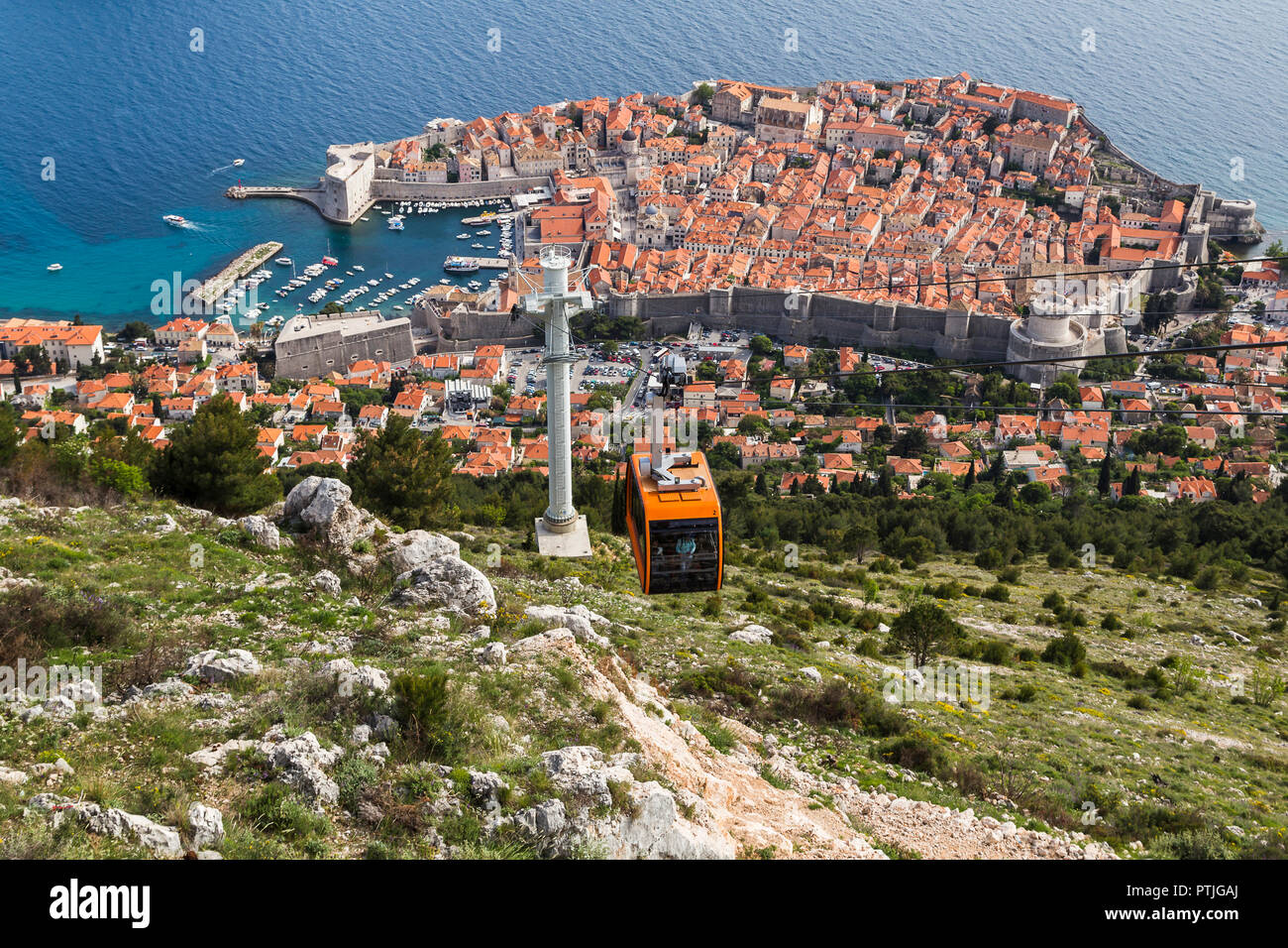Dubrovnik srd hill hi-res stock photography and images - Alamy