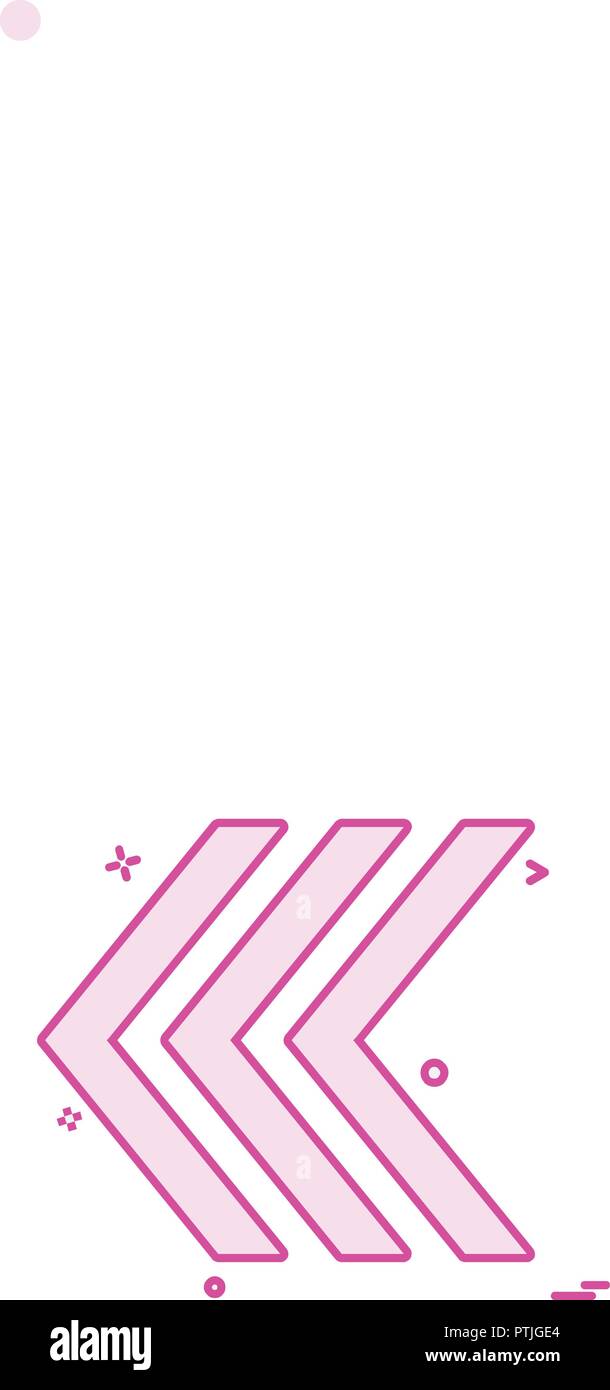 Left icon design vector Stock Vector Image & Art - Alamy