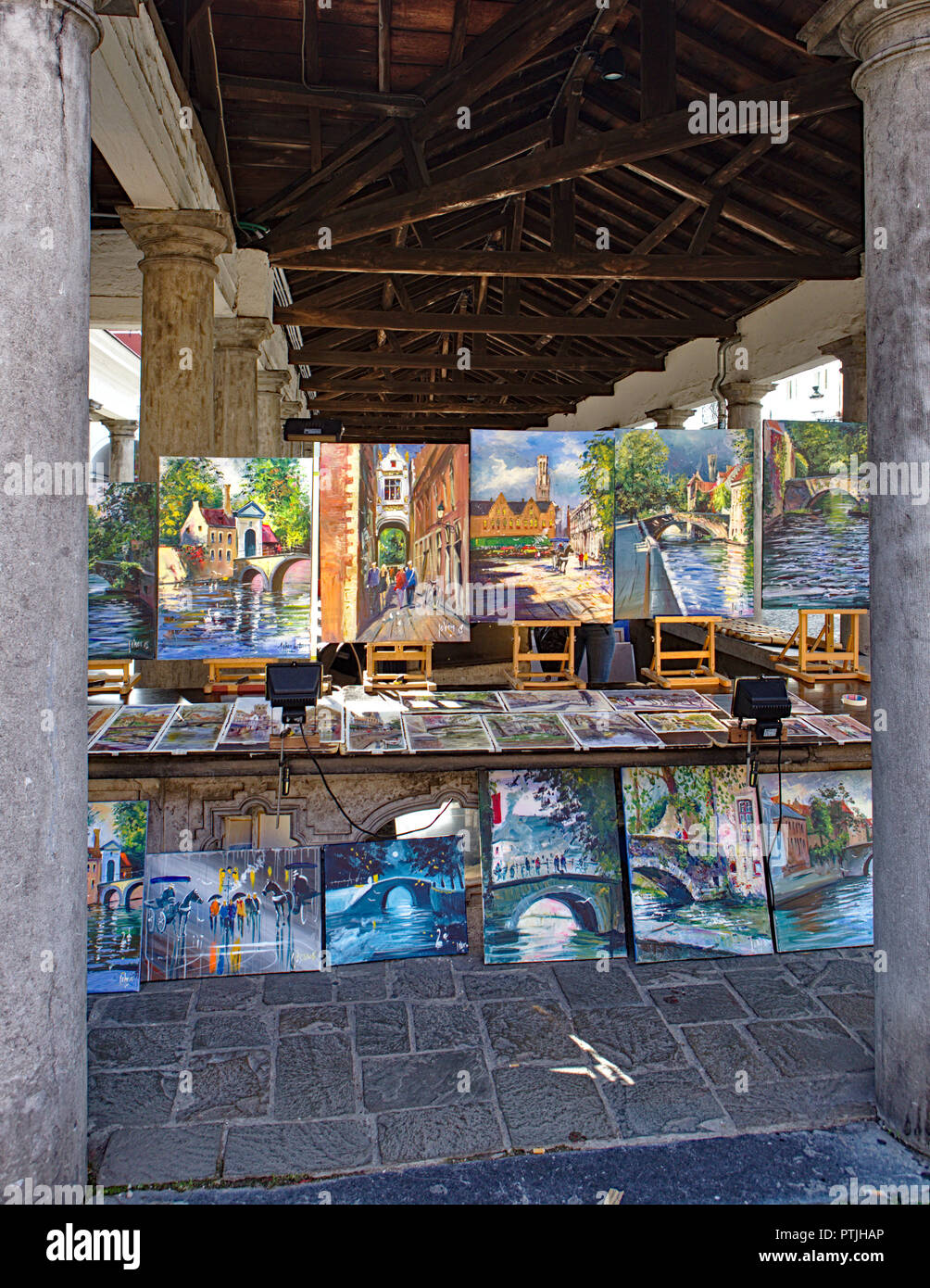 Market stall painting hi-res stock photography and images - Alamy