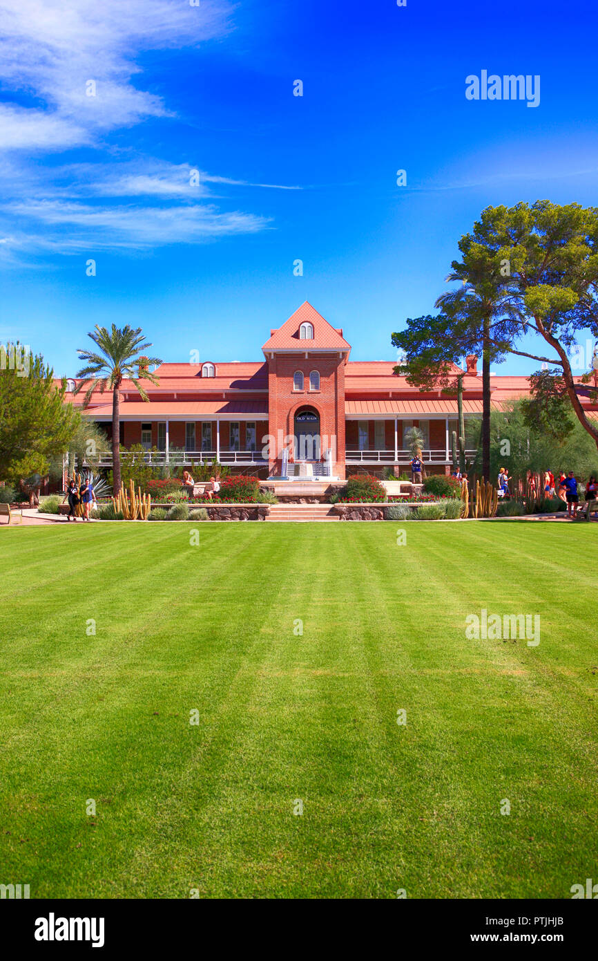 Old Main building of the University of Arizona, Tucson Stock Photo - Alamy