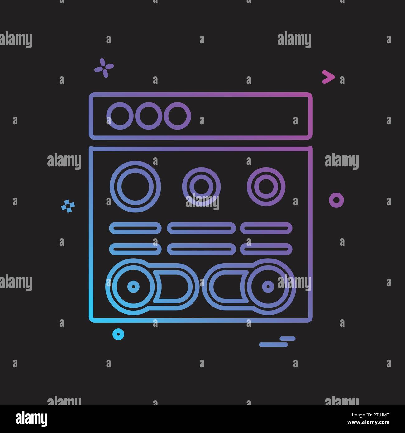 Web layouts icon design vector Stock Vector Image & Art - Alamy