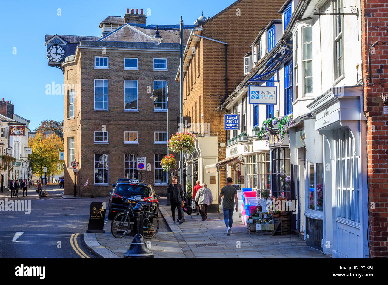 Hertford town centre shopping and attractions, the county town of ...