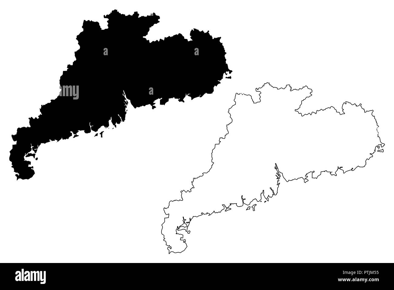 Guangdong province vectors hi-res stock photography and images - Alamy