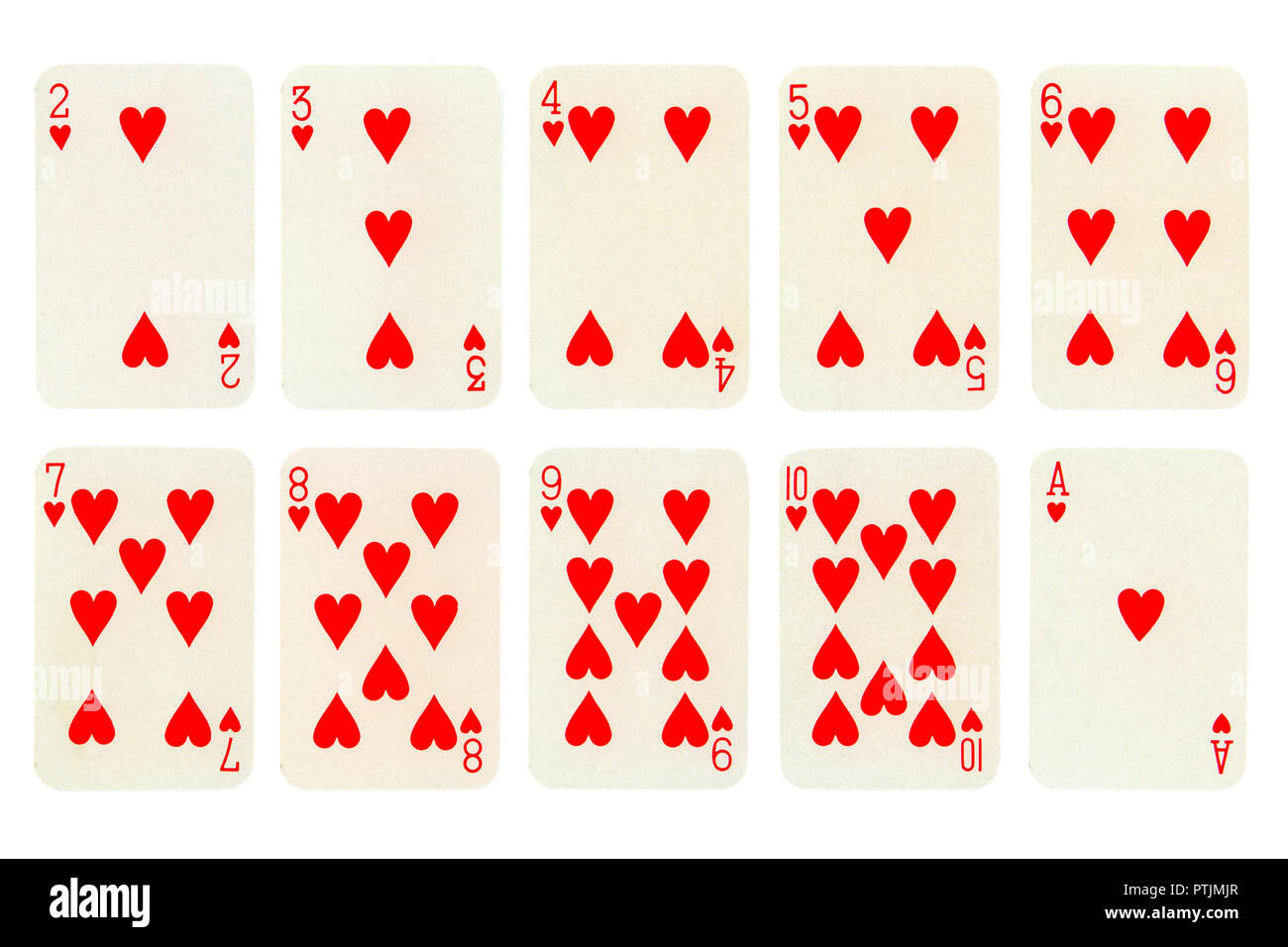 cards collection isolated on a white backgraund Stock Photo - Alamy