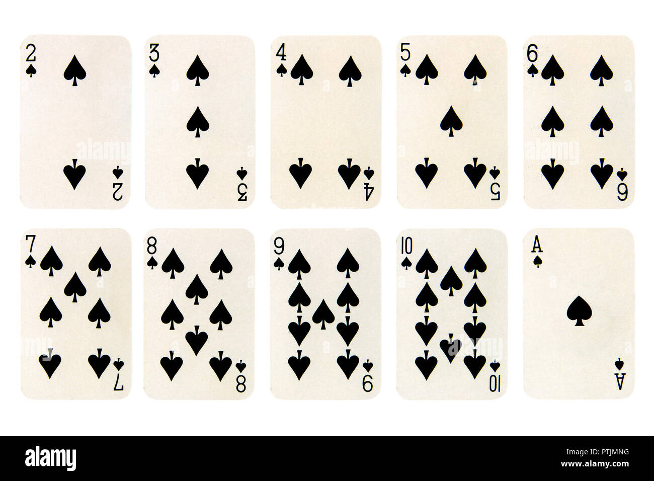 Black and white playing cards hi-res stock photography and images - Alamy