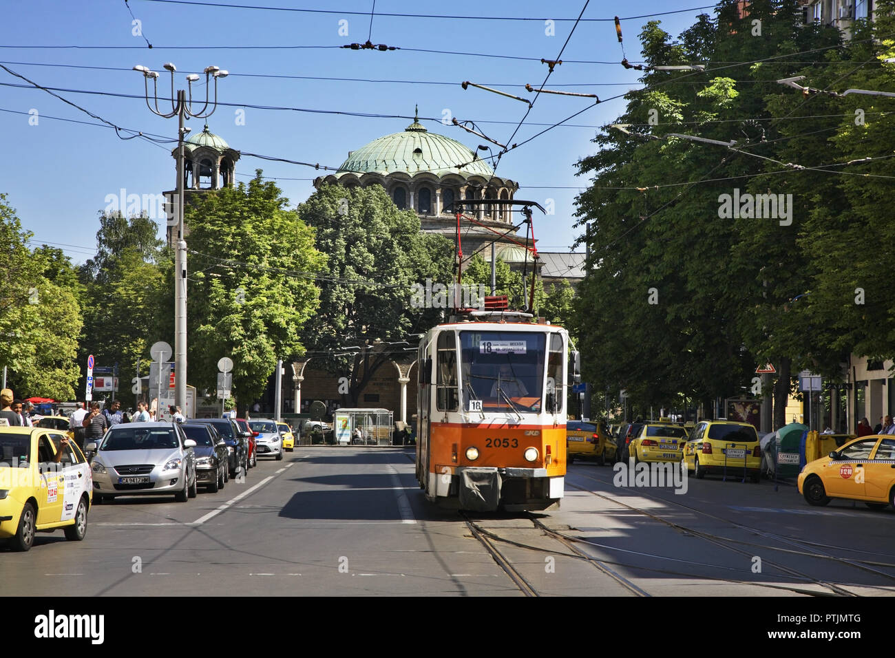 Slivnitsa boulevard in Sofia. Bulgaria Stock Photo - Alamy