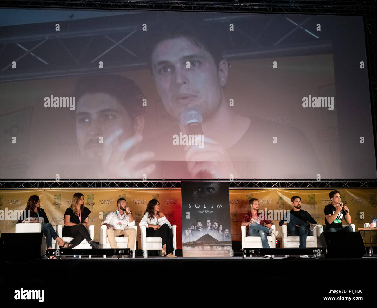 'Solum' movie presentation with cast and crew at Comic Con Portugal day ...
