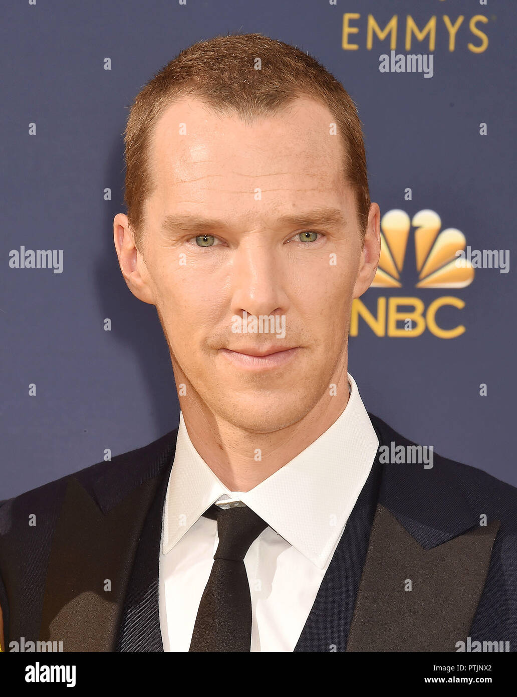 BENEDICT CUMBERBATCH English film actor at the 70th Emmy Awards at ...