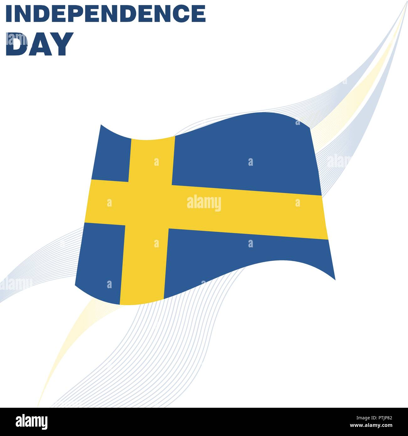 Sweden Independence day design card vector Stock Vector Image & Art - Alamy