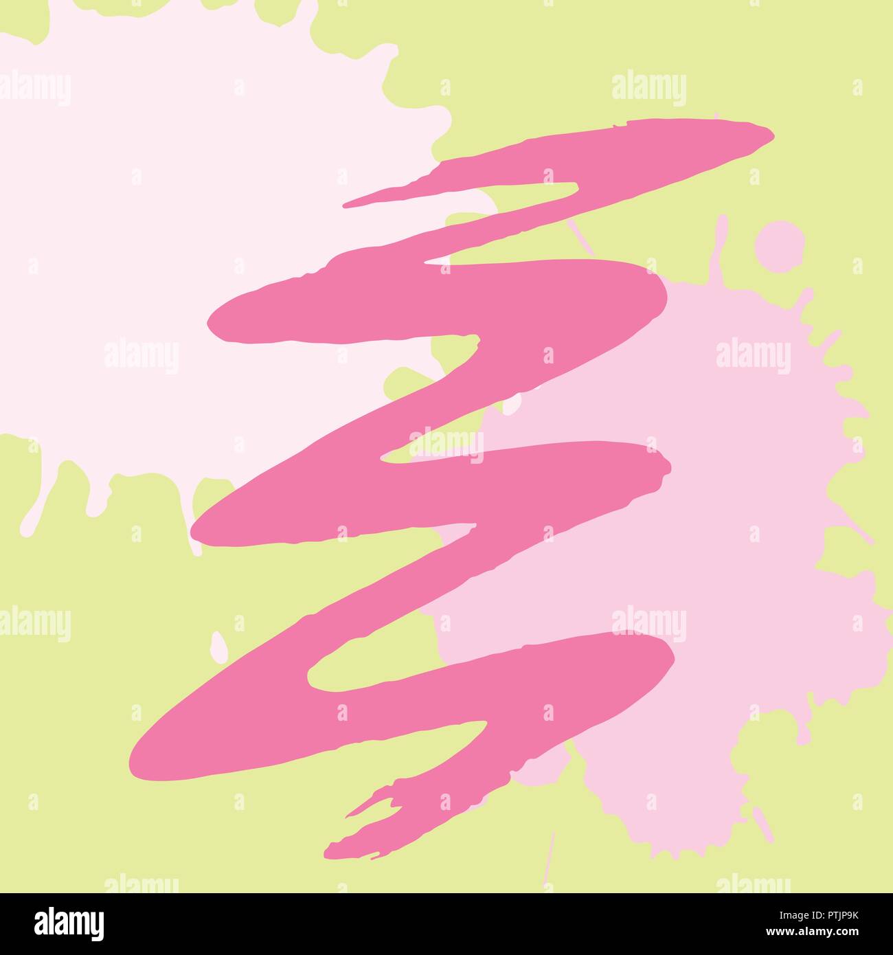 Vector illustration. Background of multi-colored blots of ink Stock ...