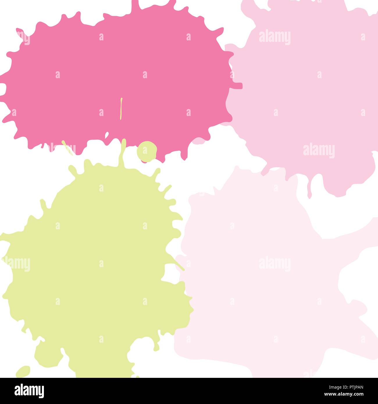 Vector illustration. Background of multi-colored blots of ink Stock ...