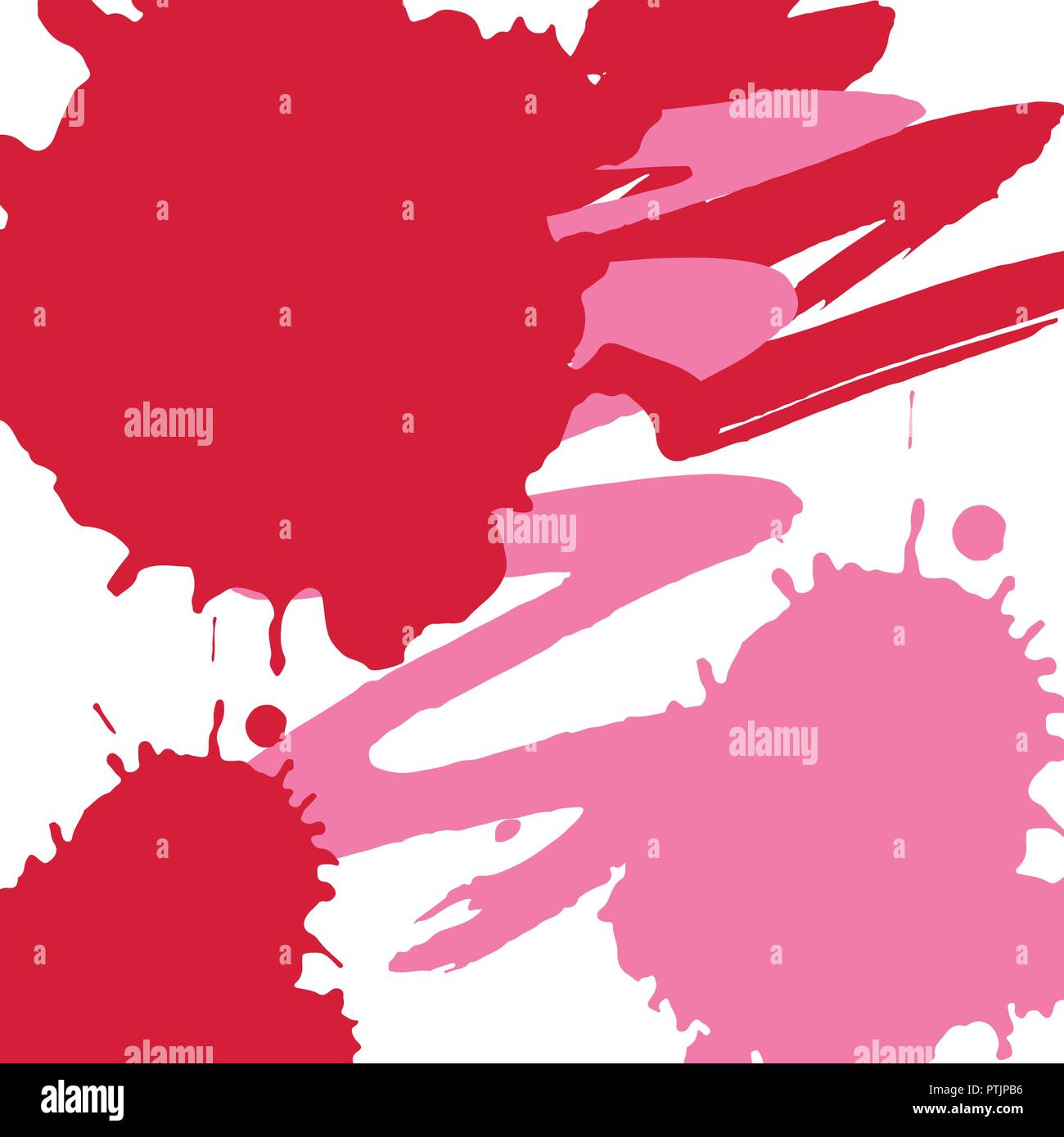Vector illustration. Background of multi-colored blots of ink Stock ...