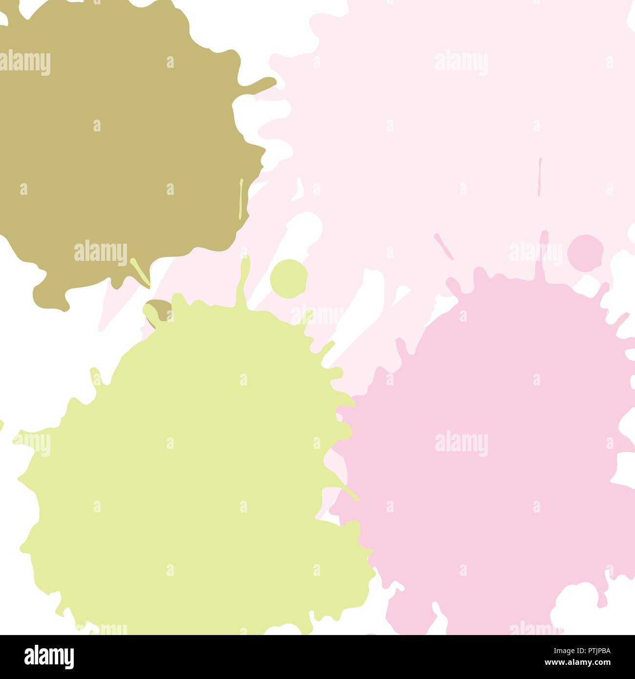 Vector illustration. Background of multi-colored blots of ink Stock ...